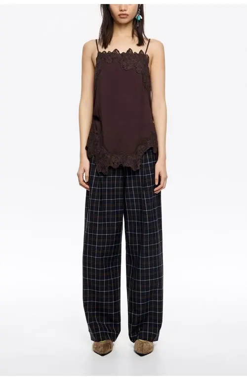 Bimba Y Lola Chequered Trousers