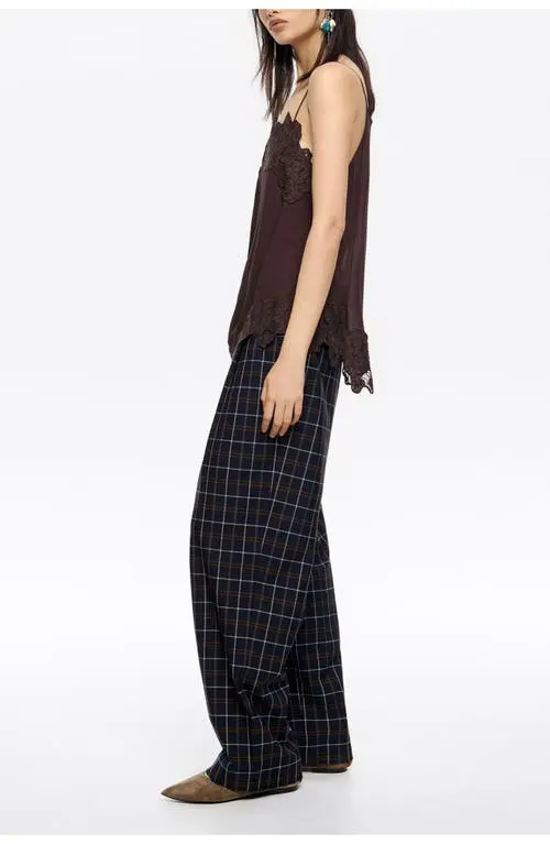 Bimba Y Lola Chequered Trousers