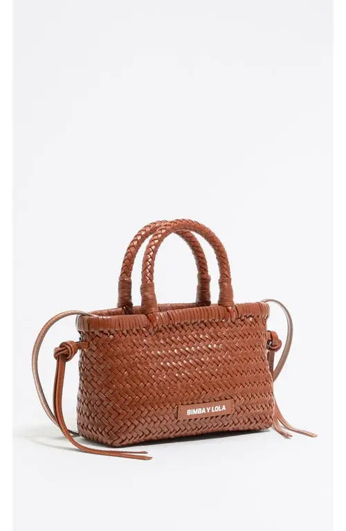 Bimba Y Lola Plaited Leather Mini Bag