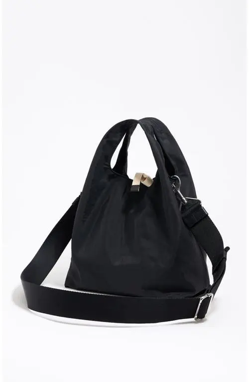 Bimba Y Lola Nylon Paper Bag With Bow Detail - Black