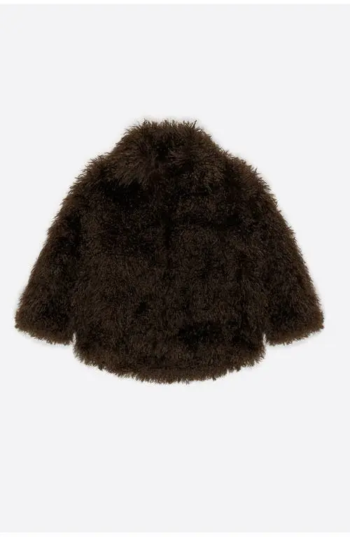 Bimba Y Lola Faux Fur Overcoat