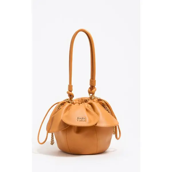 Bimba Y Lola Leather Petalo Bag - Vanilla