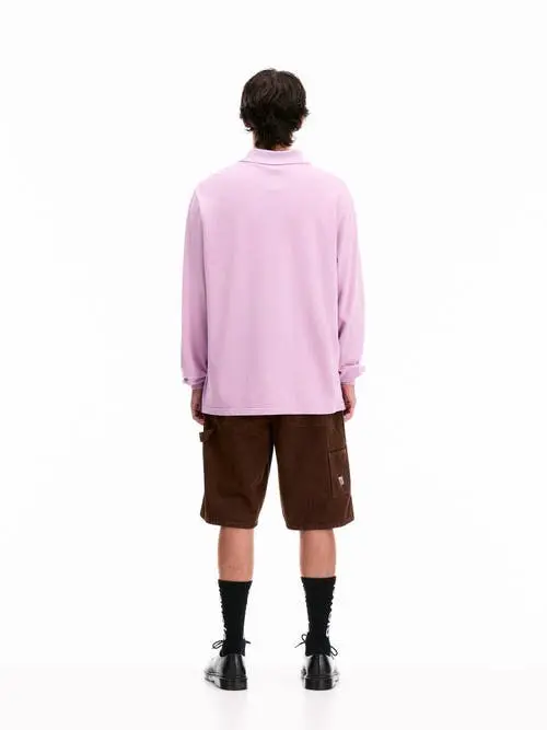 VOWELS Denim Painter Shorts - Brown