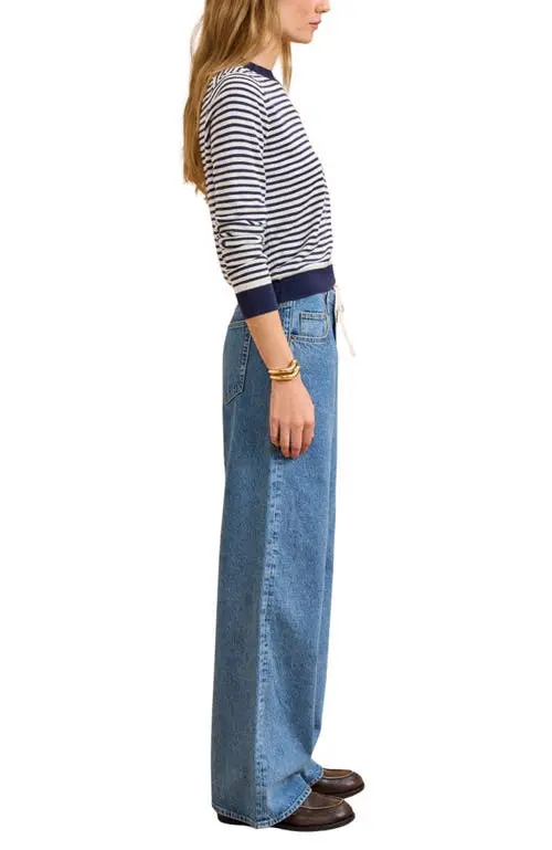 LA LIGNE Jenny Mid Rise Drawstring Jean