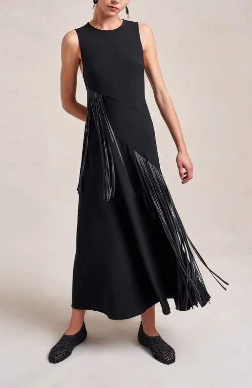 LA LIGNE Ilirjana Midi Dress With Fringe