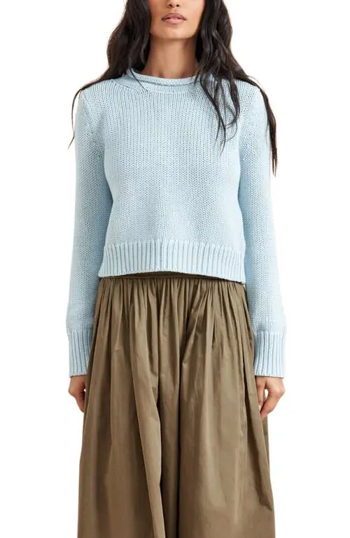 LA LIGNE Mini Marina Solid Sweater - Light Blue
