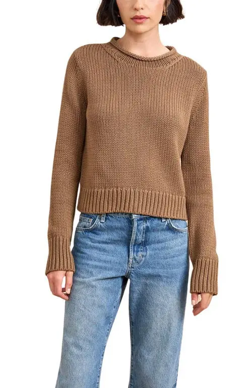 LA LIGNE Mini Marina Solid Sweater - Tan