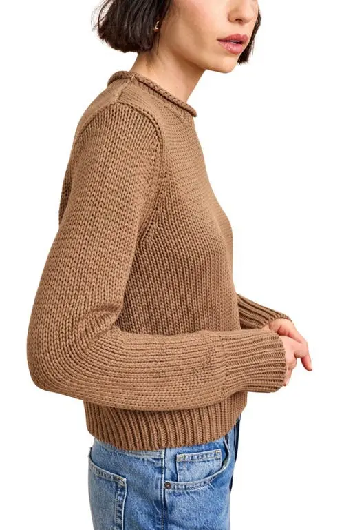 LA LIGNE Mini Marina Solid Sweater - Tan