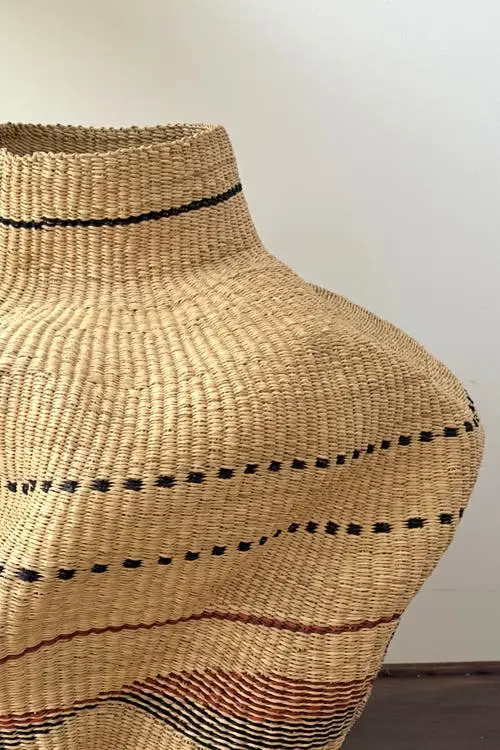 MBARE Handwoven Wave Basket