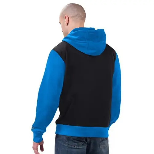 STARTER Detroit Lions Thursday Night Gridiron Full-zip Hoodie - Black