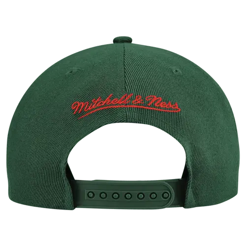 Mitchell & Ness Minnesota Wild Retro Script Colorblock Snapback Hat