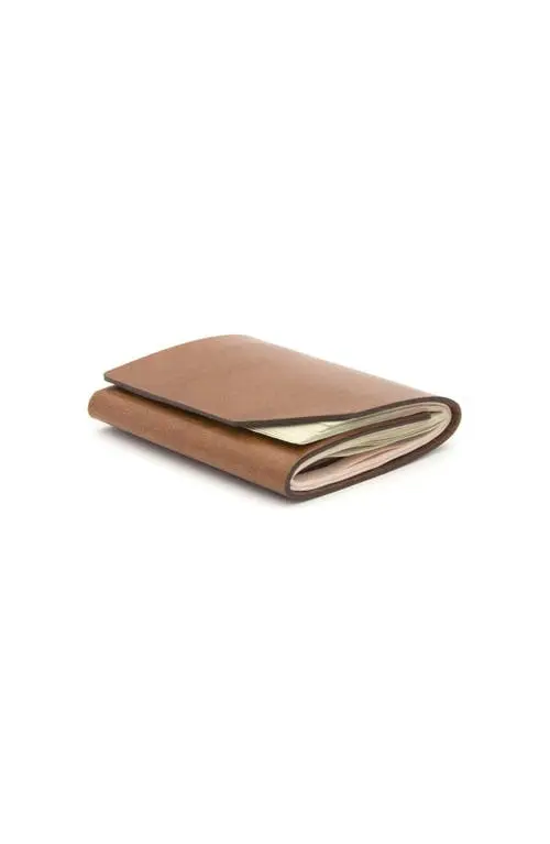 EZRA ARTHUR Cash Fold Wallet - Whiskey