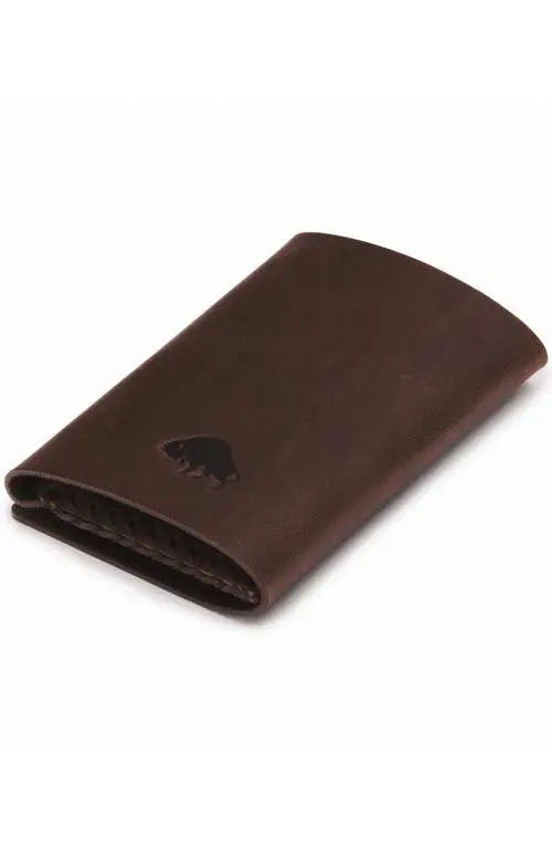 EZRA ARTHUR Slim Trifold Wallet - Malbec