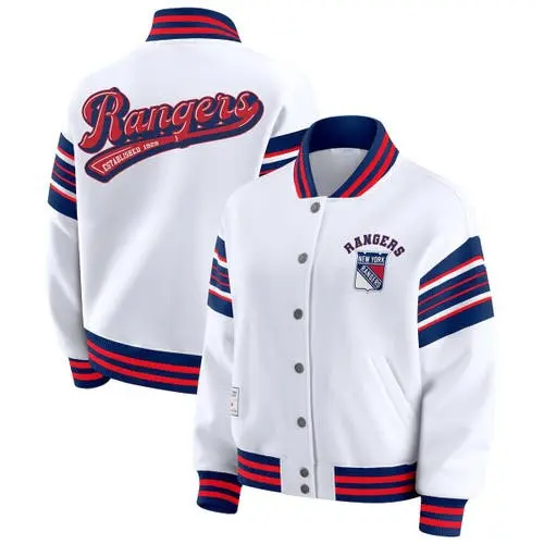 WEAR BY ERIN ANDREWS Full-snap Fleece Sweatshirt Jacket - Blue