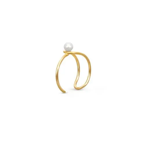 ABLE Elise Pearl Open Ring