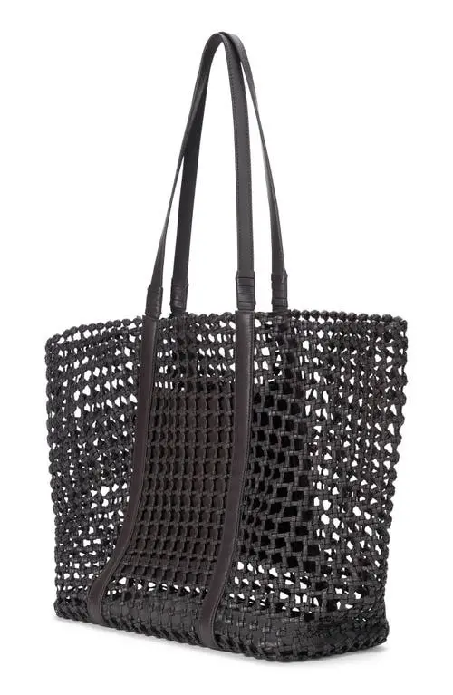Staud Hand-knotted Leather Tote Bag