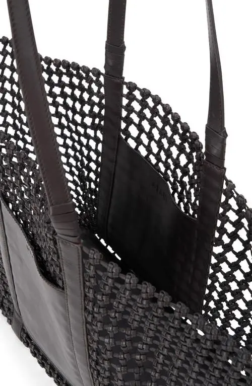Staud Hand-knotted Leather Tote Bag