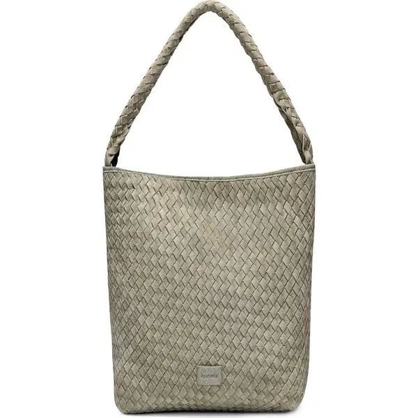 ECOTORIE San Antonio Leather Hobo Bag - Pistachio