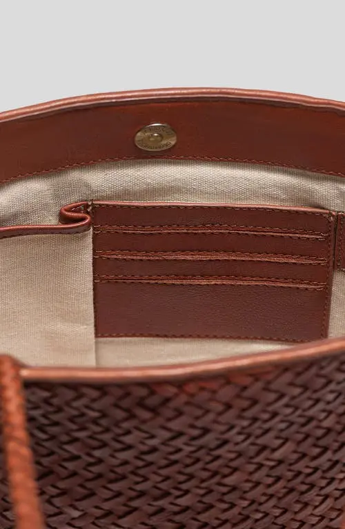 ECOTORIE Cotorie Arlington Woven Leather Bucket Bag