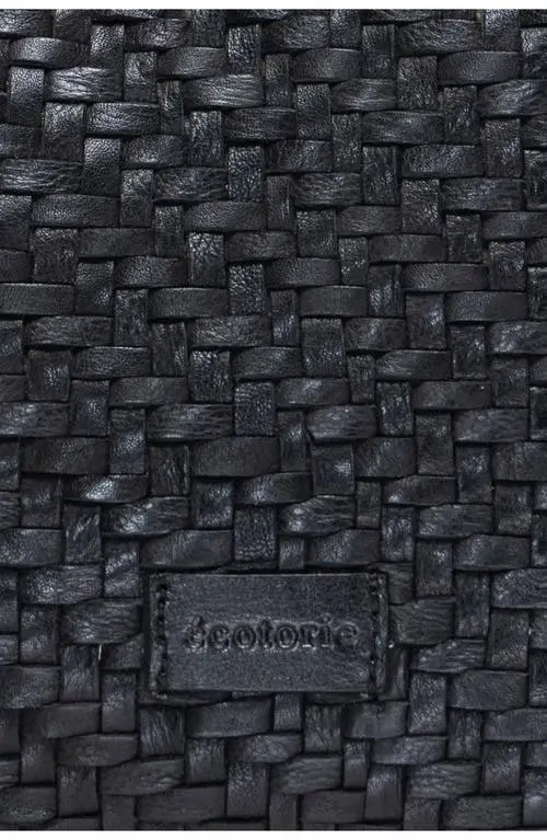 ECOTORIE Lubbock Woven Leather Tote Bag