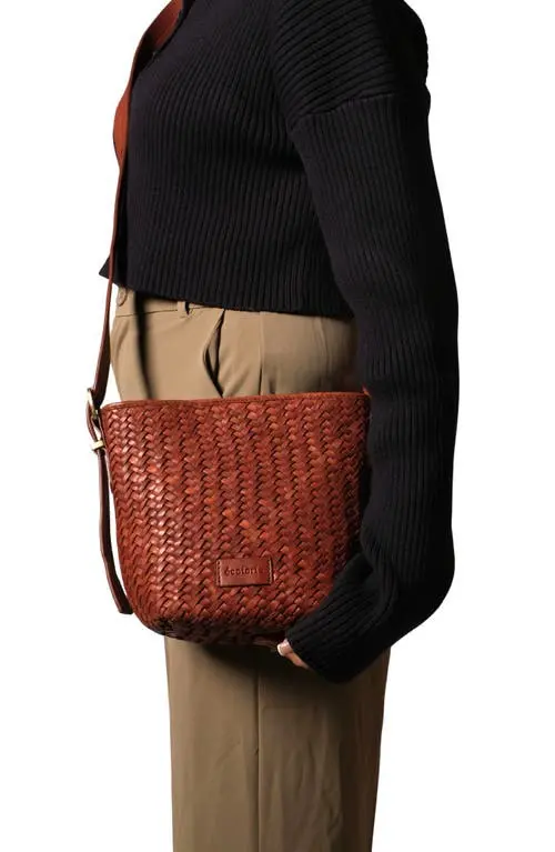 ECOTORIE Waco Leather Bucket Bag
