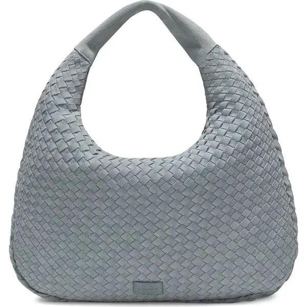 Écotorie San Angelo Suede Shoulder Bag - Sky Light