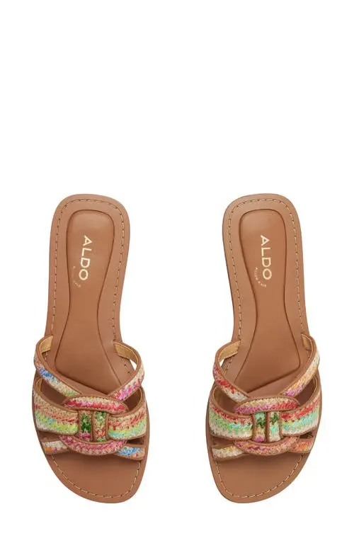 Aldo Rosmary Slide Sandal - Brown Multi