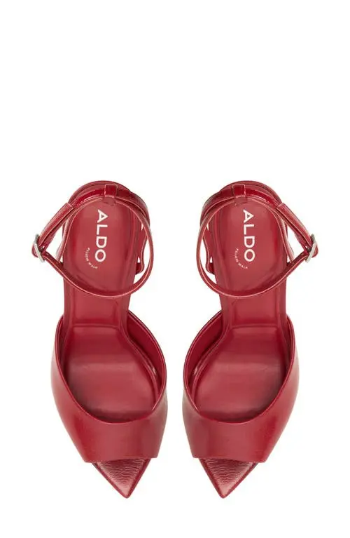 Aldo Pointed Toe Sandals - Red