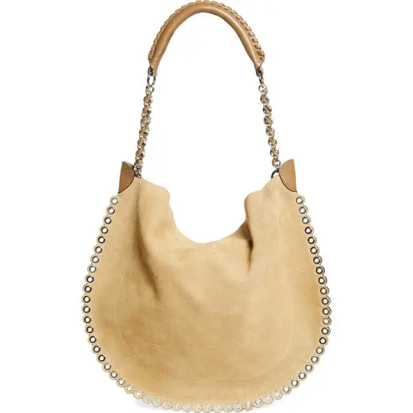 Isabel Marant Oskan Soft Suede Hobo Bag