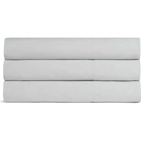 PARACHUTE Percale Top Sheet - Light Grey