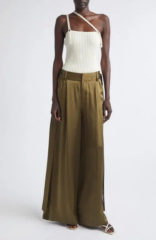 AISLING CAMPS Convertible Merino Wool Camisole - Ivory
