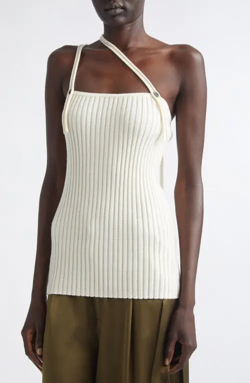 AISLING CAMPS Convertible Merino Wool Camisole - Ivory