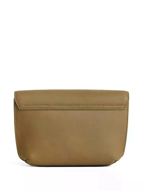 YU MEI Keriana Leather Clutch - Brown