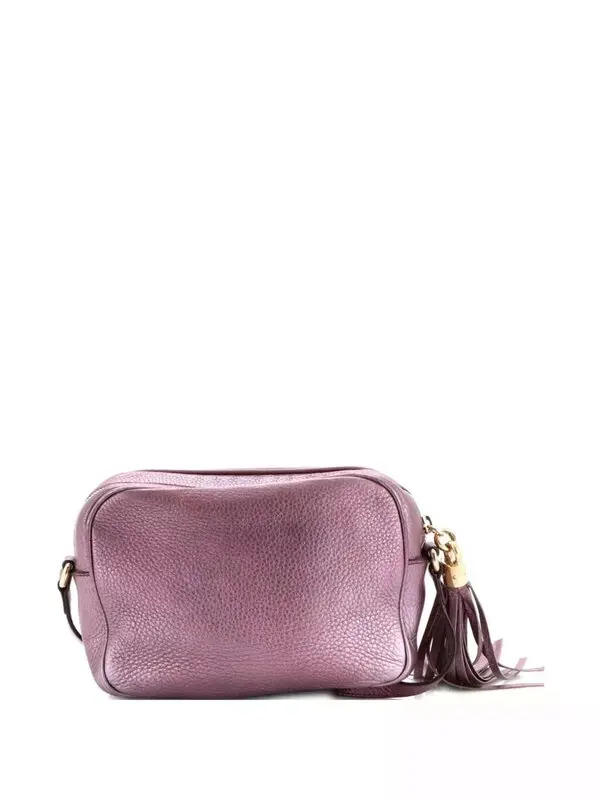 Gucci Soho Disco Leather Crossbody Bag - Purple