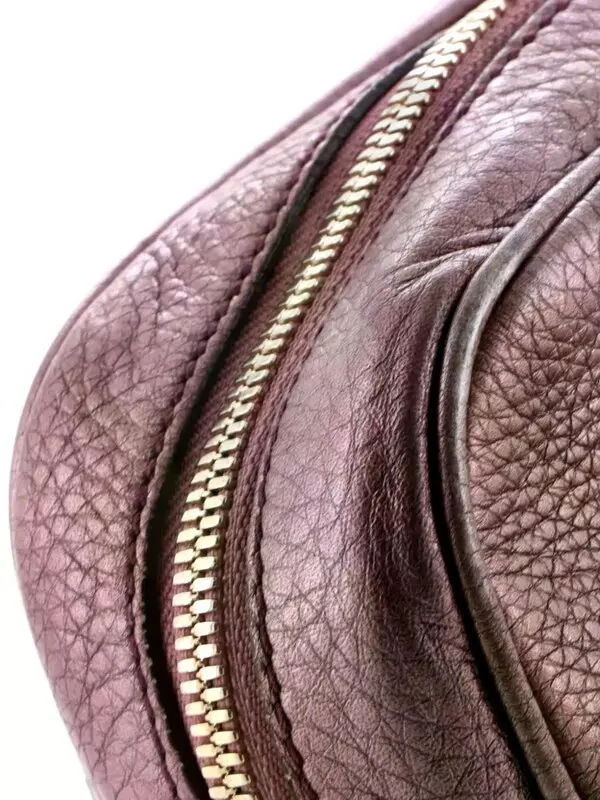 Gucci Soho Disco Leather Crossbody Bag - Purple