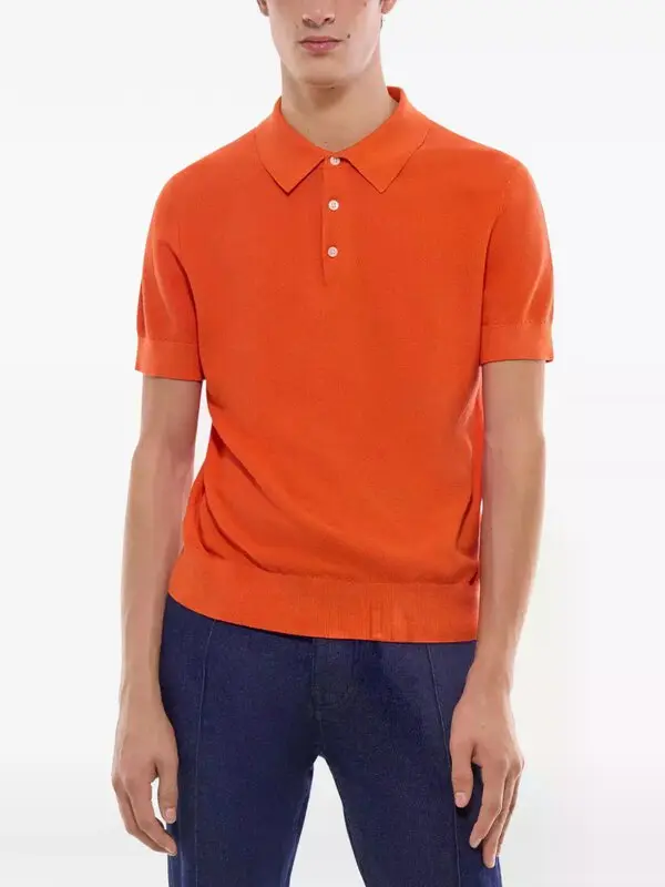 FURSAC Button-up Polo Shirt - Orange