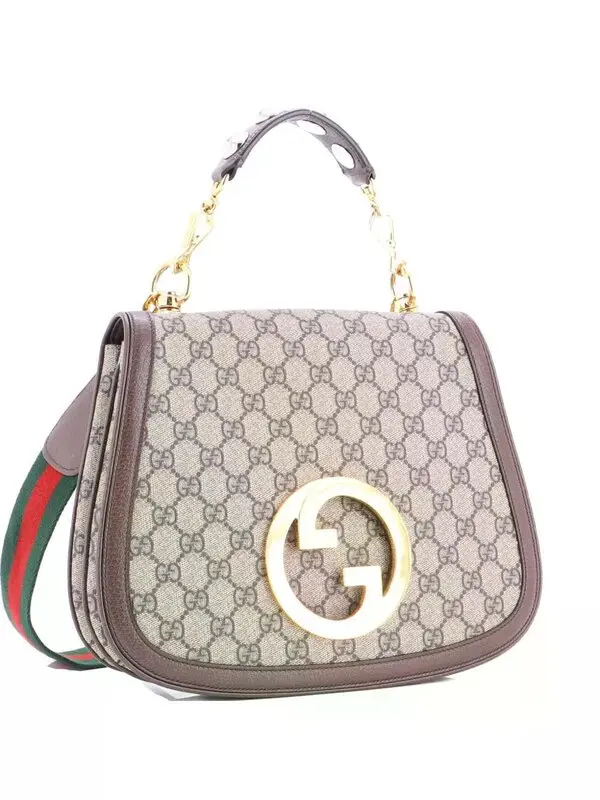 Gucci Blondie Medium Top Handle Satchel Bag - Brown