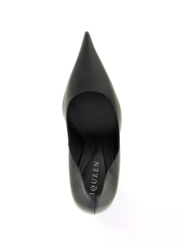 Alexander McQueen Pointed Stiletto Leather Pumps