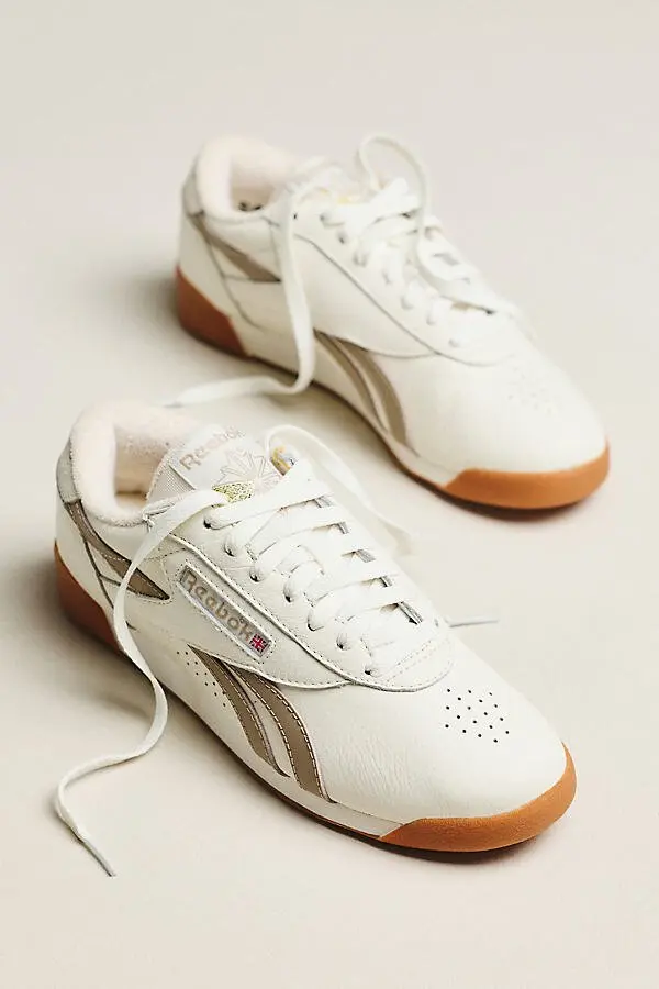 REEBOK Freestyle Lo Sneakers - Neutral/white/gum