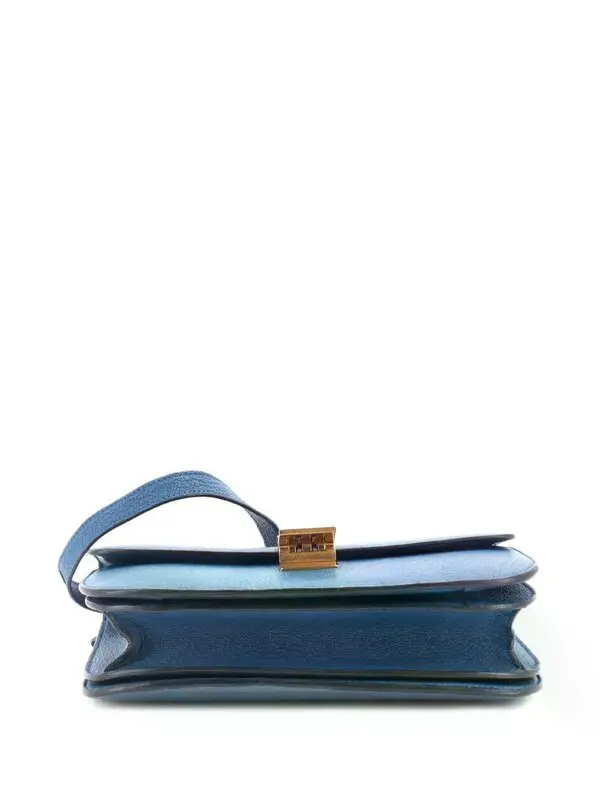 Celine Classic Box Bag Grainy Leather Medium - Blue