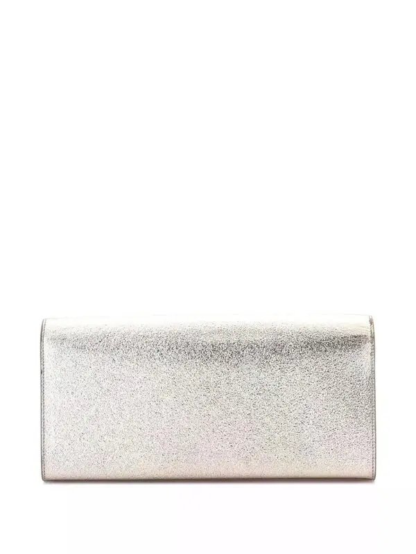 Saint Laurent Classic Monogram Long Clutch Bag - Metallic