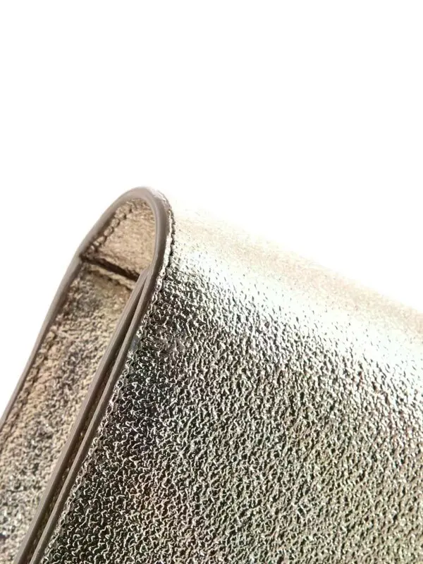 Saint Laurent Classic Monogram Long Clutch Bag - Metallic