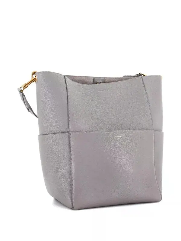 Celine Sangle Seau Large Shoulder Bag - Grey