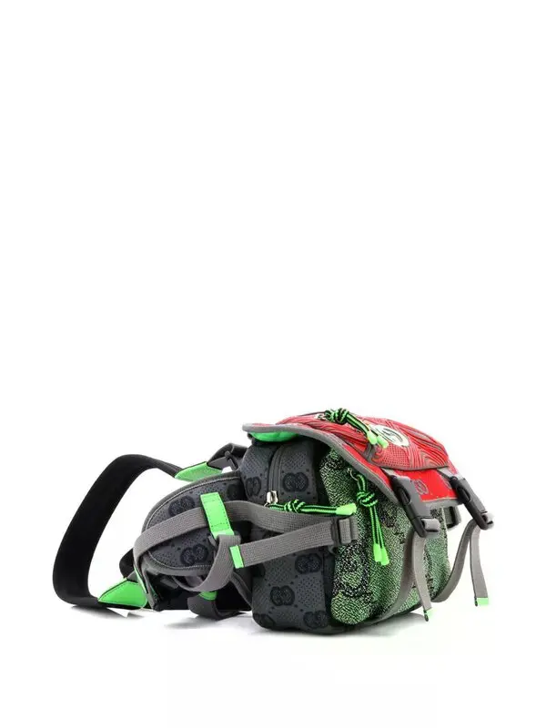 Gucci Buckle Flap Chest Strap Backpack - Multicolour  display picture 2