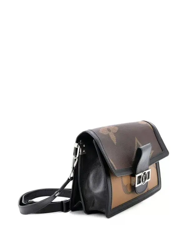 LOUIS VUITTON Dauphine Shoulder Bag Reverse Monogram Giant Mm - Brown