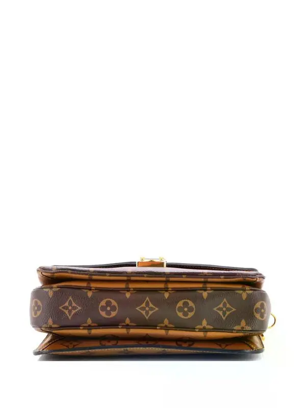 LOUIS VUITTON Pochette Metis Reverse Monogram Canvas Crossbody Bag - Brown