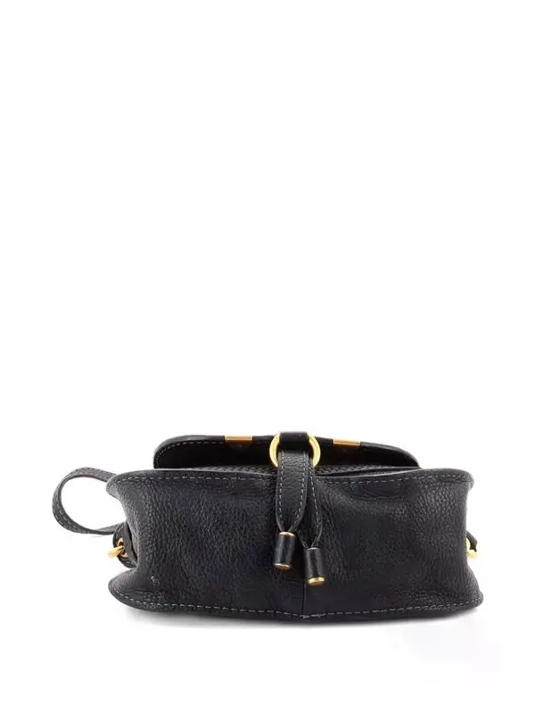 Chloé Marcie Leather Baby Satchel Crossbody Bag - Black