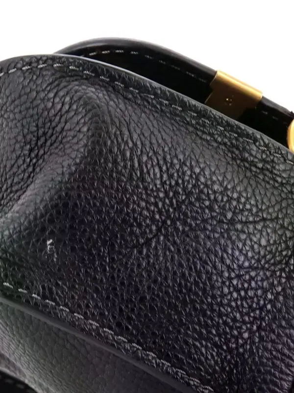 Chloé Marcie Leather Baby Satchel Crossbody Bag - Black