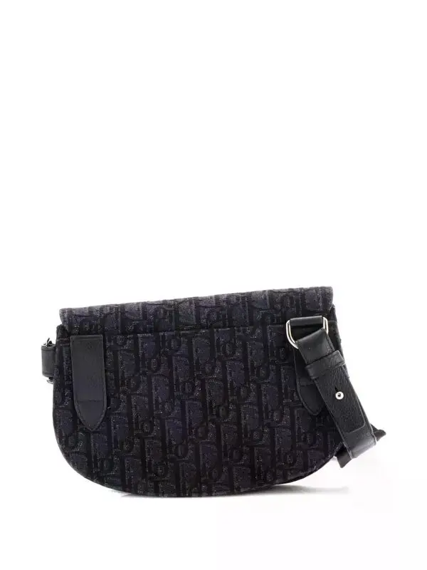 Dior Saddle Messenger Pouch Oblique Canvas Crossbody Bag