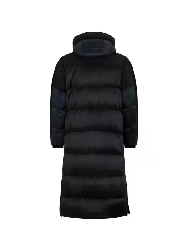 MOORER Hooded Panelled Coat